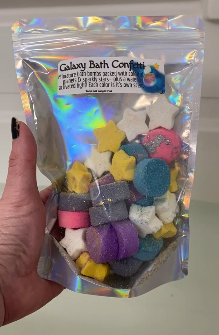 Galaxy Bath Confetti – Erie Bubble Company